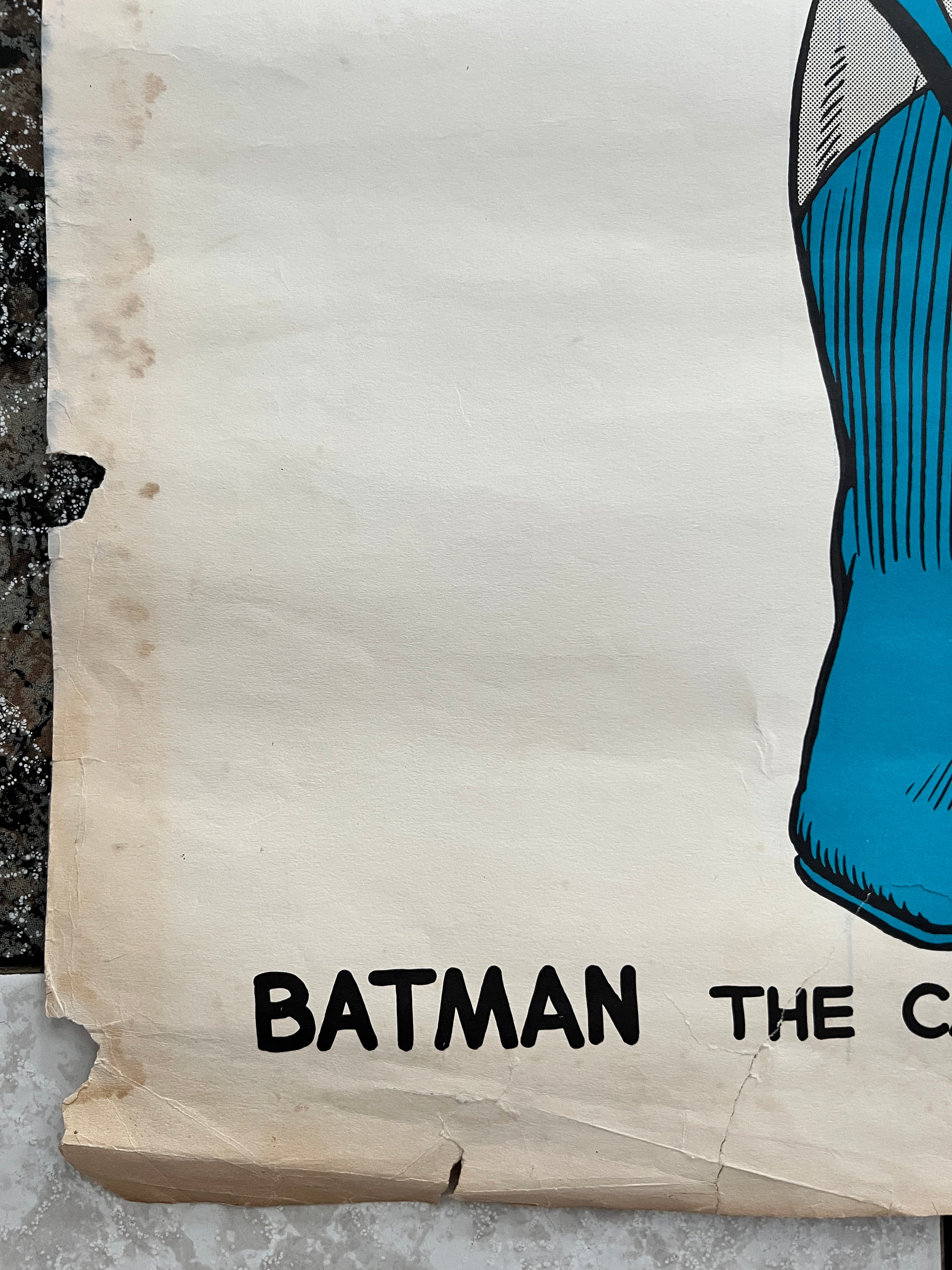 Vintage-Comic-Poster von Batman The Caped Crusader, Original von 1966 ...