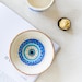24k Gold Evil Eye Ceramic Bowl: Hand-painted Pottery - Etsy