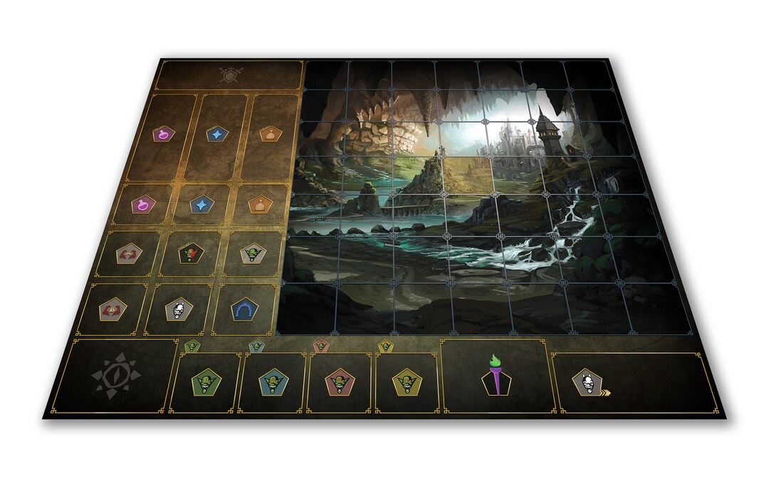 Tiny Epic Dungeons Custom Gameboard Game Board Mat New Unique CCG Card ...