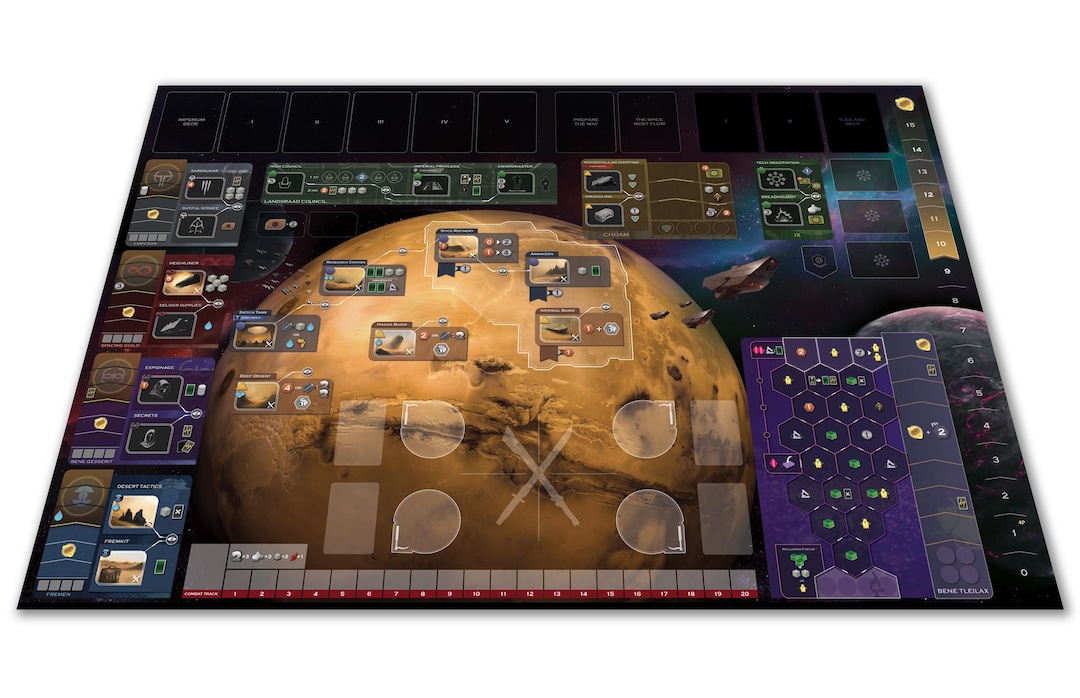 Dune Imperium Uprising XL Custom Gameboard Game Board Mat New Unique ...