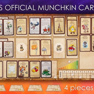 Munchkin Four Gameboard Game Board Mat New Unique CCG Card LCG Playmat ...