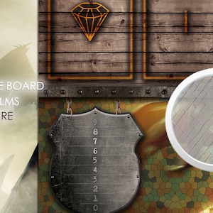 Hero Realms Gameboard Game Board Mat New Unique CCG Card LCG Playmat - Etsy