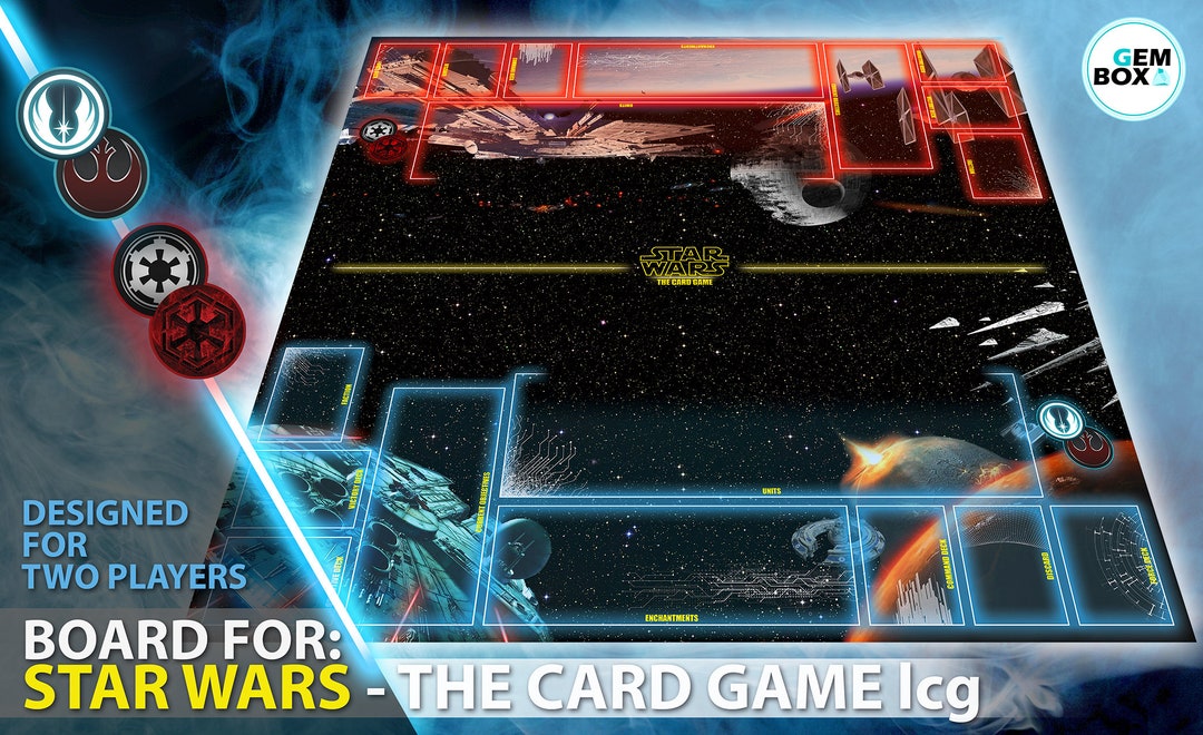 Star Wars Gameboard Game Board Mat New Unique CCG Card LCG Playmat - Etsy