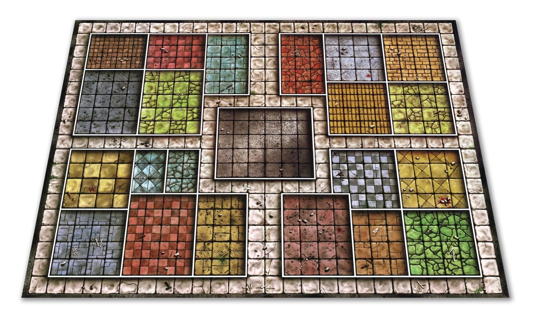 Heroquest Custom Gameboard Game Board Mat New Unique CCG Card Playmat ...