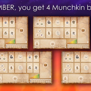 Munchkin Four Gameboard Game Board Mat New Unique CCG Card LCG Playmat ...