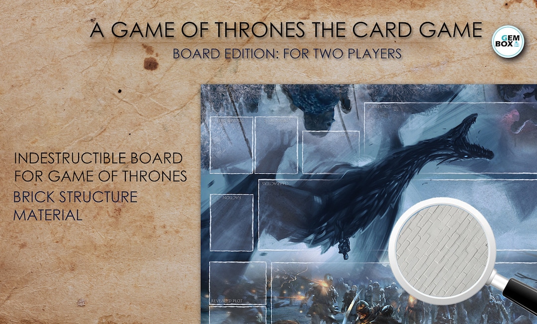 A Game of Thrones Card Game Custom Gameboard Game Board Mat New Unique ...