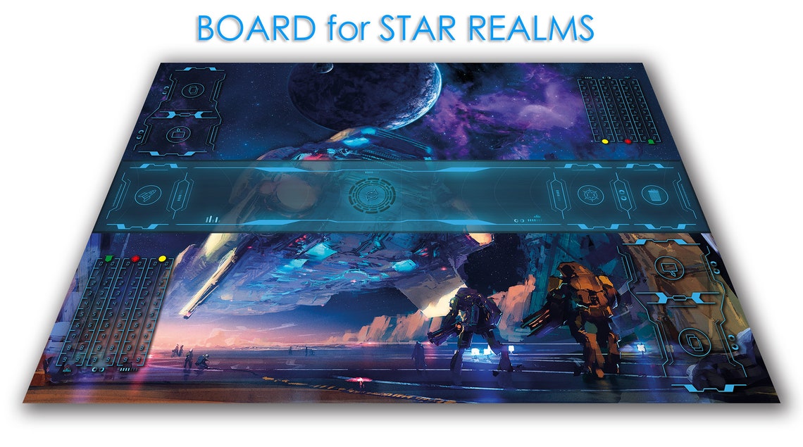 Star Realms Deckbuilding Gameboard Game Board Mat New Unique - Etsy