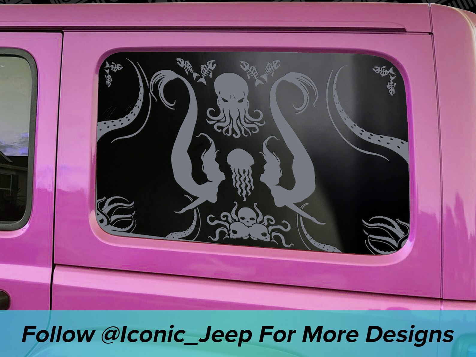 Custom Jeep Wrangler Window Decal - Etsy