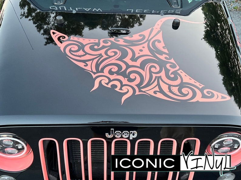 Hood Decal to Fit Jeep Multi-layer - Etsy