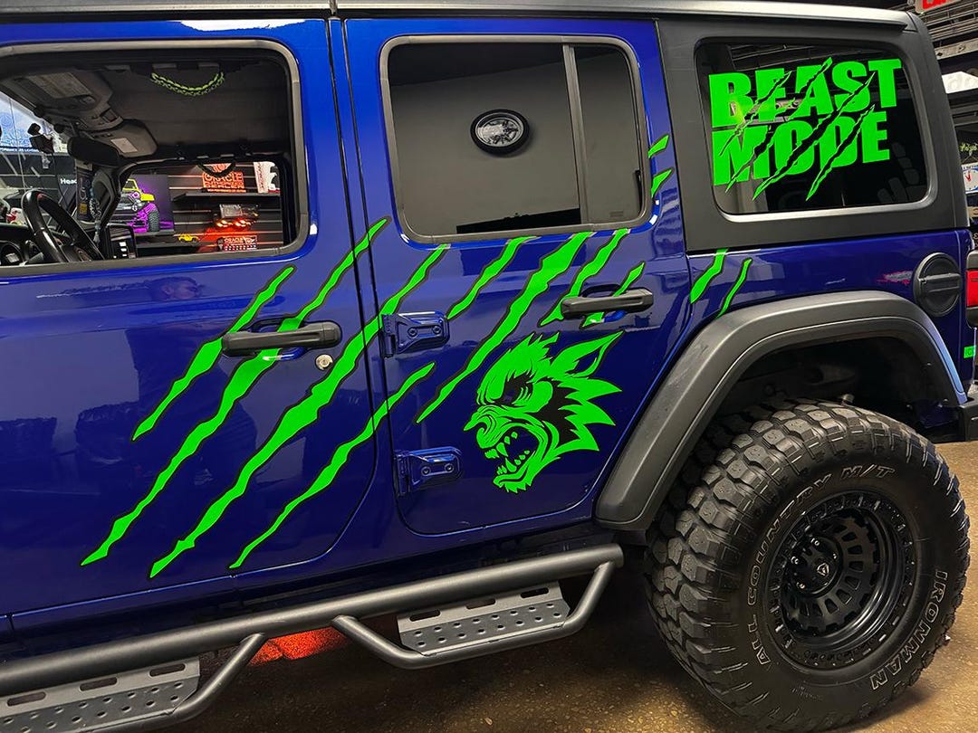 Side Decals to Fit Jeep | Custom Decal | Vehicle Graphics | Vinyl ...