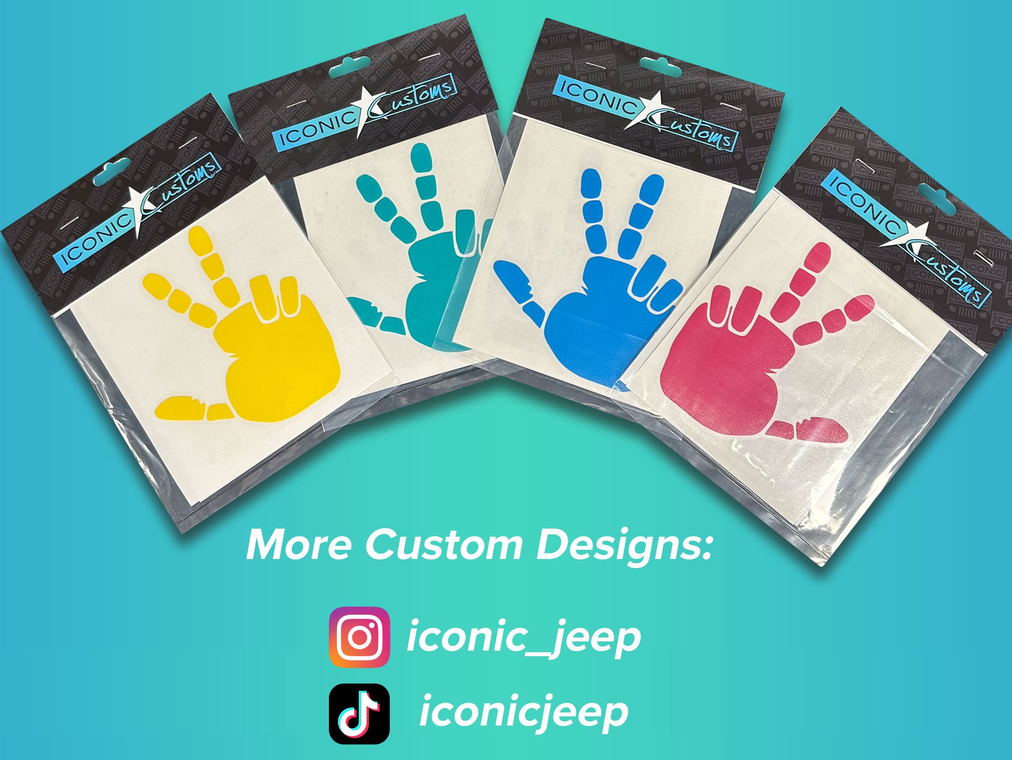 Hand Wave Decal to Fit Jeep | Custom Vinyl Decal - Etsy