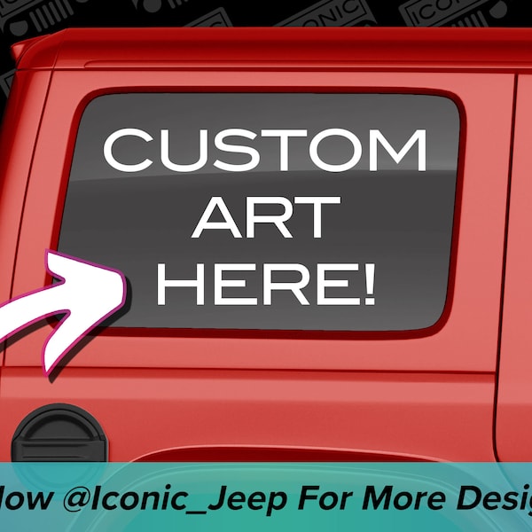 Jeep Wrangler Side Window Decal - Etsy