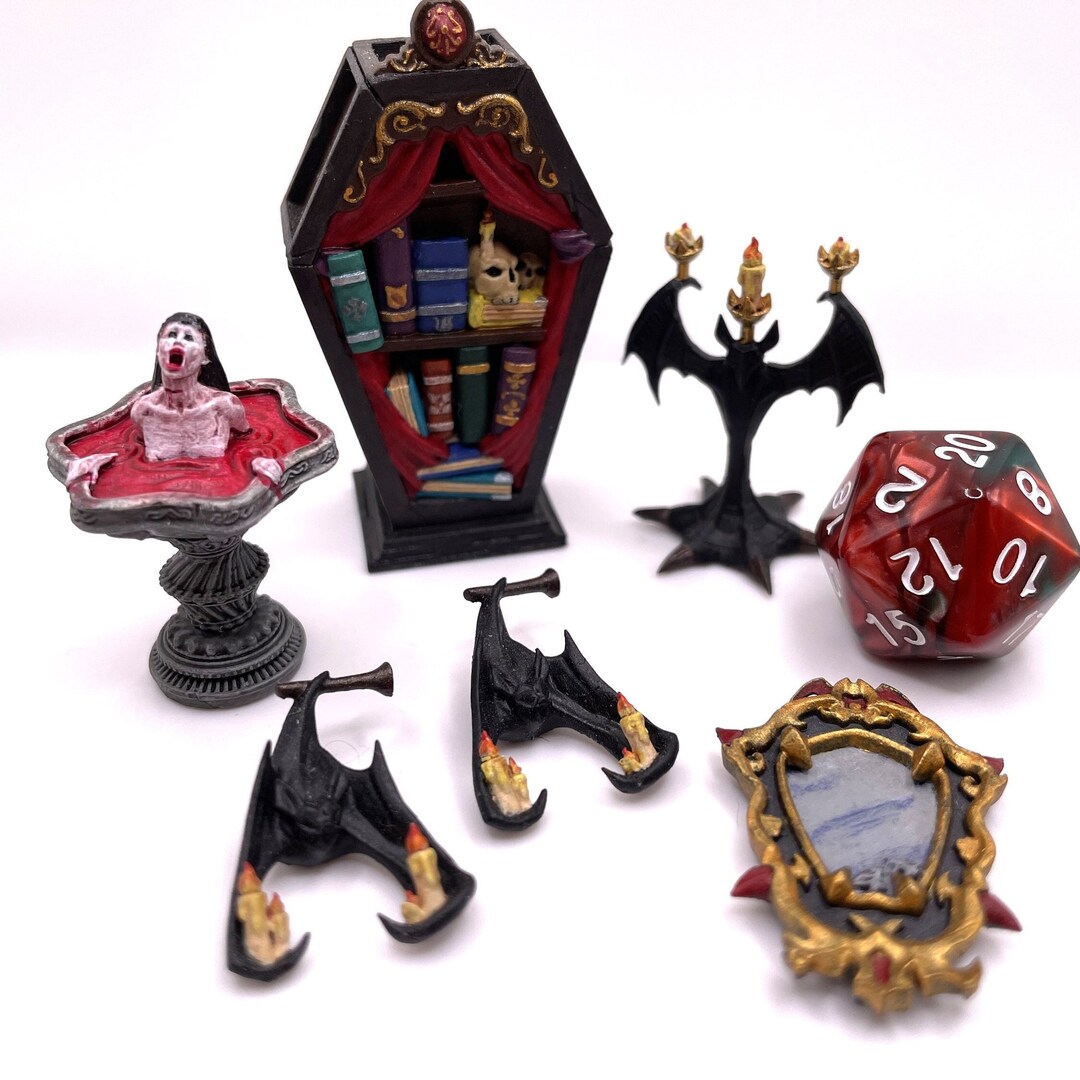 6-piece Set Vampire Castle Curse of Strahd | RPG Miniatures | Dnd ...