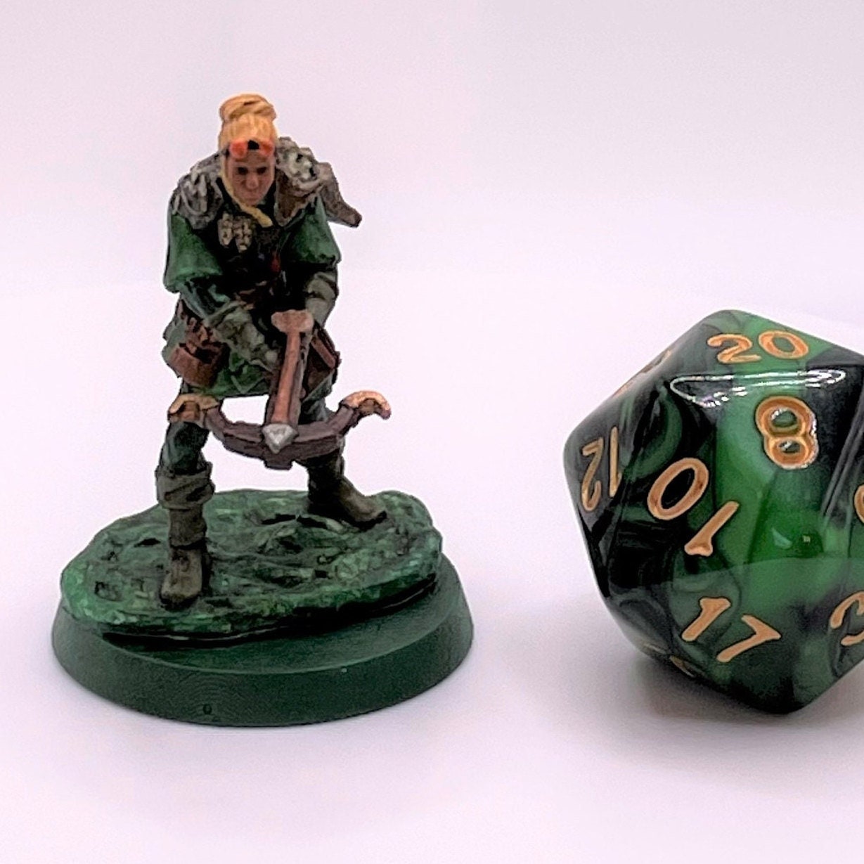 Female Human Ranger Hunter With Crossbow and Net RPG - Etsy