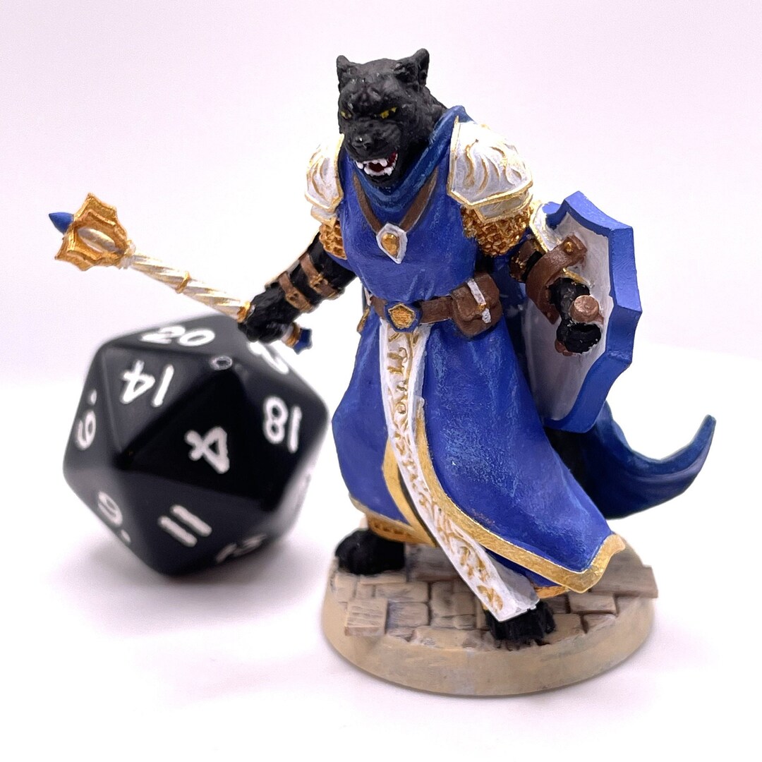 Tabaxi Cleric RPG Miniatures Dnd Painted Miniatures - Etsy