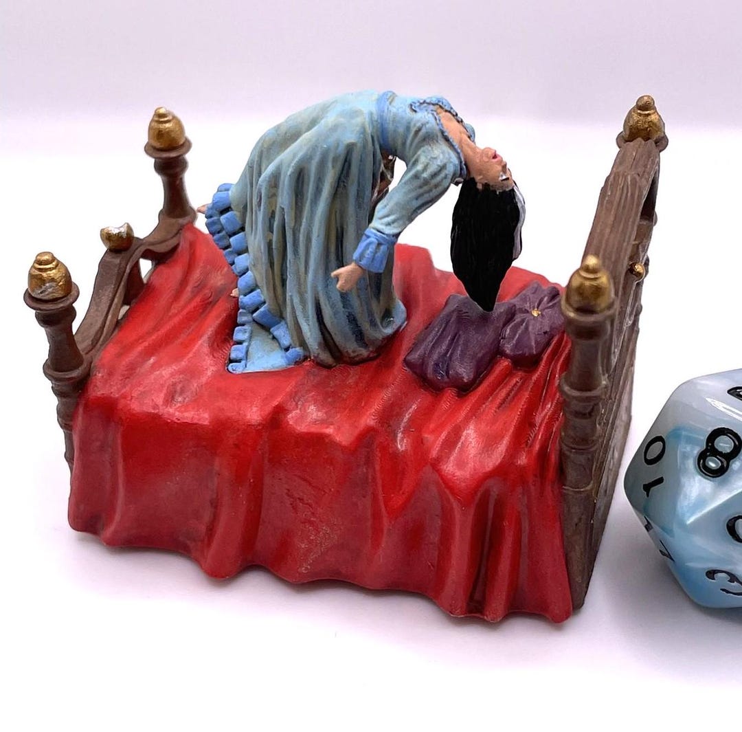 Possessed Levitating Female Villager | RPG Miniatures | Dnd Painted ...