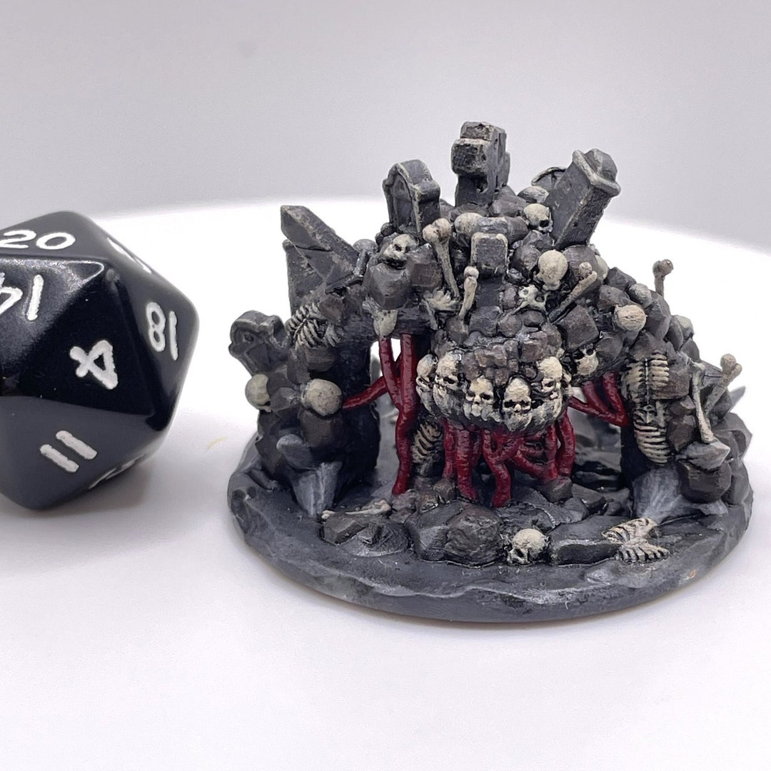 Graveyard Golem Elemental RPG Miniatures Dnd Painted Miniatures - Etsy