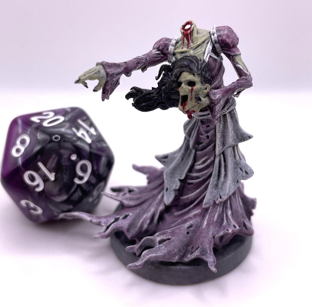 Undead Wailing Banshee RPG Miniatures Dnd Painted Miniatures - Etsy
