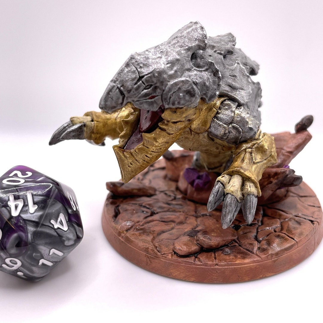 Bulette Burrowing Monster RPG Miniatures | Dnd Painted Miniatures - Etsy
