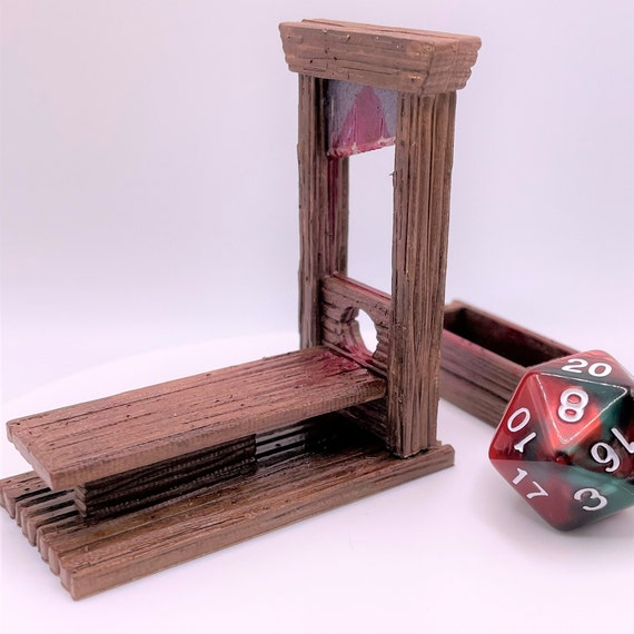 Bloody Guillotine Prop Scatter Terrain RPG Miniatures Dnd - Etsy