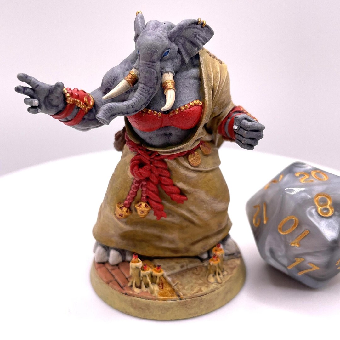 Female Loxodon Monk RPG Miniature Dnd Painted Miniatures - Etsy