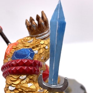 Treasure Golem With Frost Sword | RPG Miniatures | Dnd Painted ...