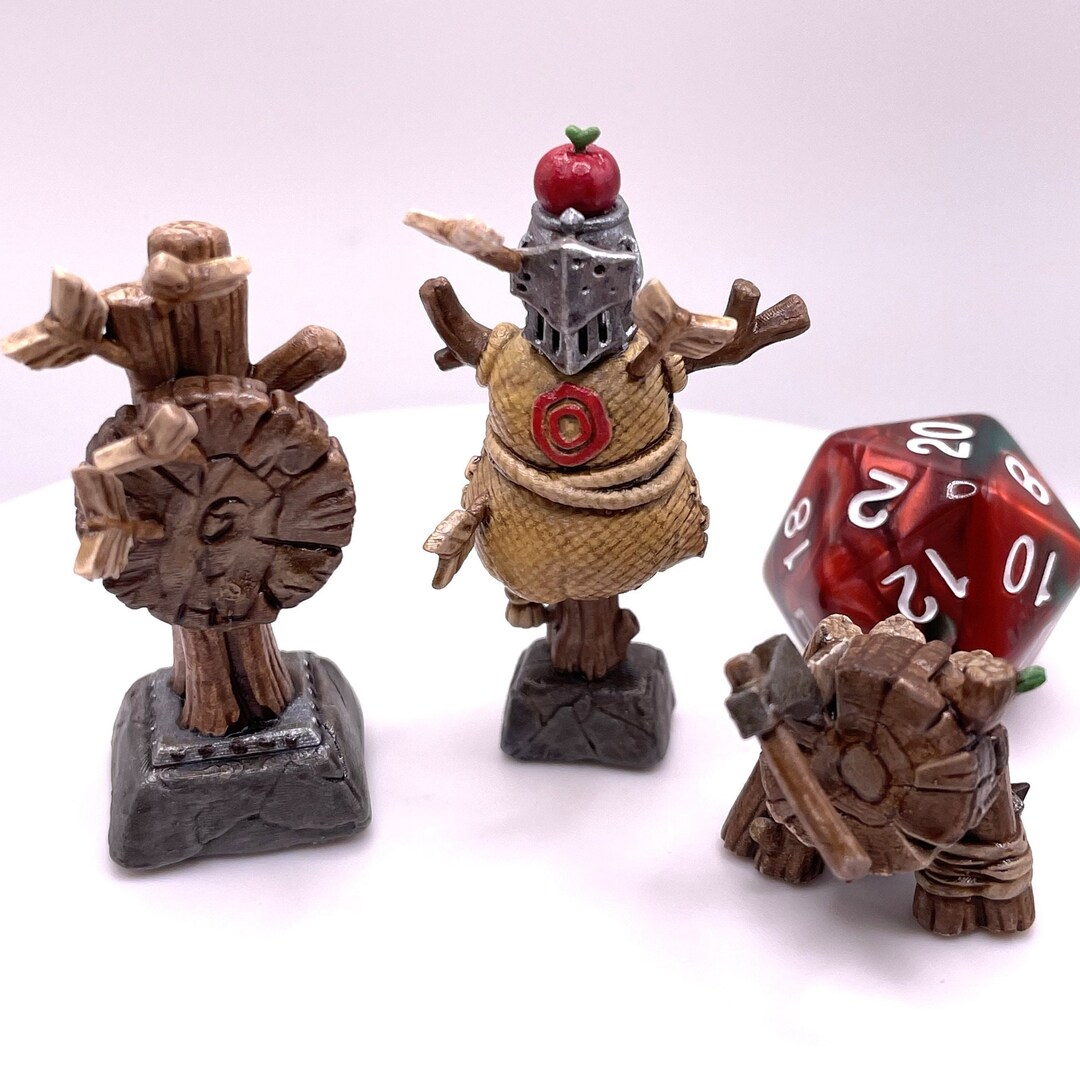 3-piece Hero Training Set Training Dummy and Targets | RPG Miniatures ...