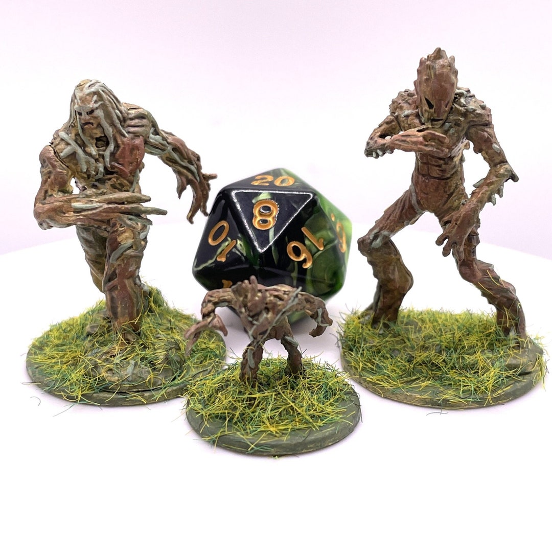 3-piece Woad Set | RPG Miniatures | Dnd Painted Miniatures - Etsy
