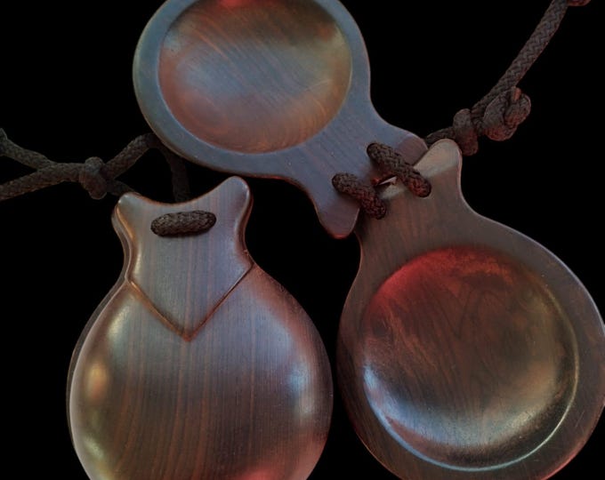 Professional Wooden Castanets From Tarréga Peiró. Valencia, Spain ...