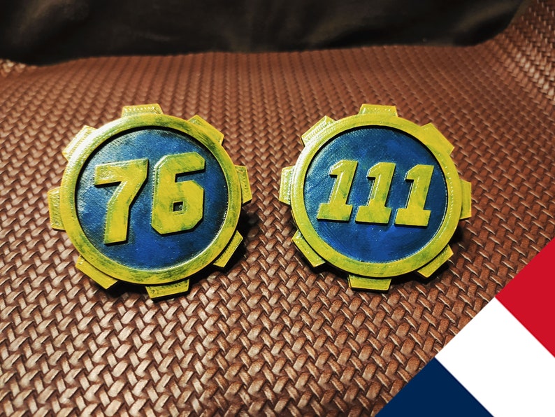 BADGE / MAGNET Fallout Bunker Inspired - Etsy