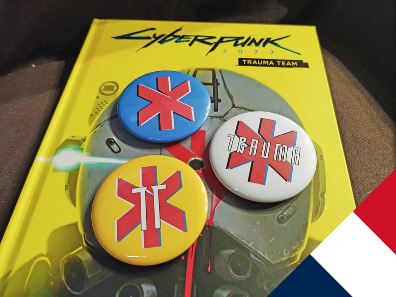 BADGE Trauma Team Cyberpunk 2077 Inspired - Etsy