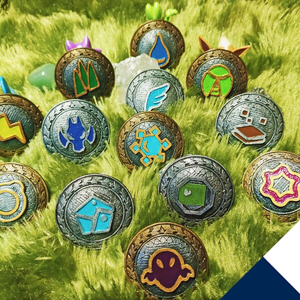 Paldea Badges - Etsy UK