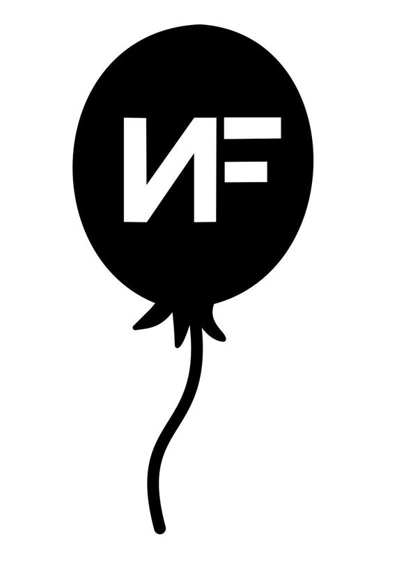 NF Balloon Sticker | Etsy
