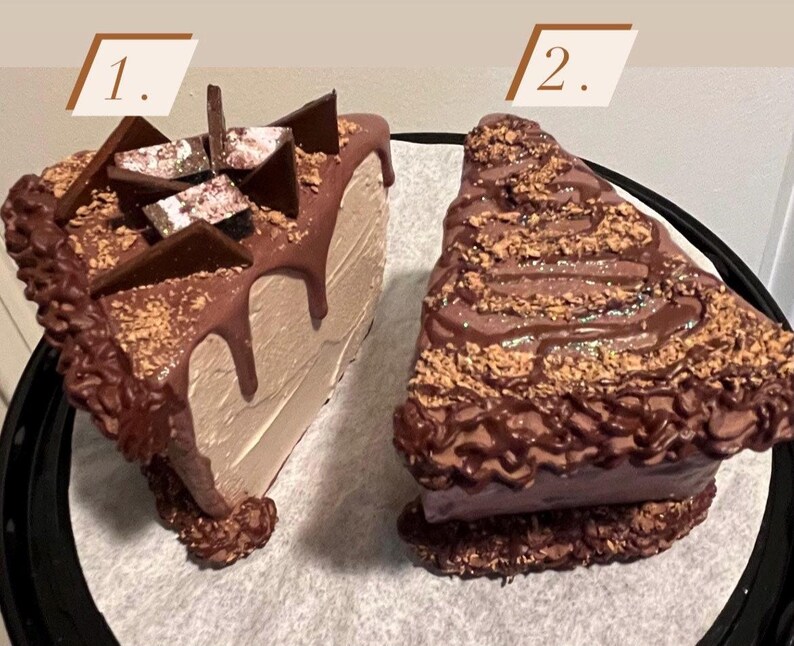 Salted Caramel Cake Display. Stage Prop. Therapy Prop. Home Staging ...