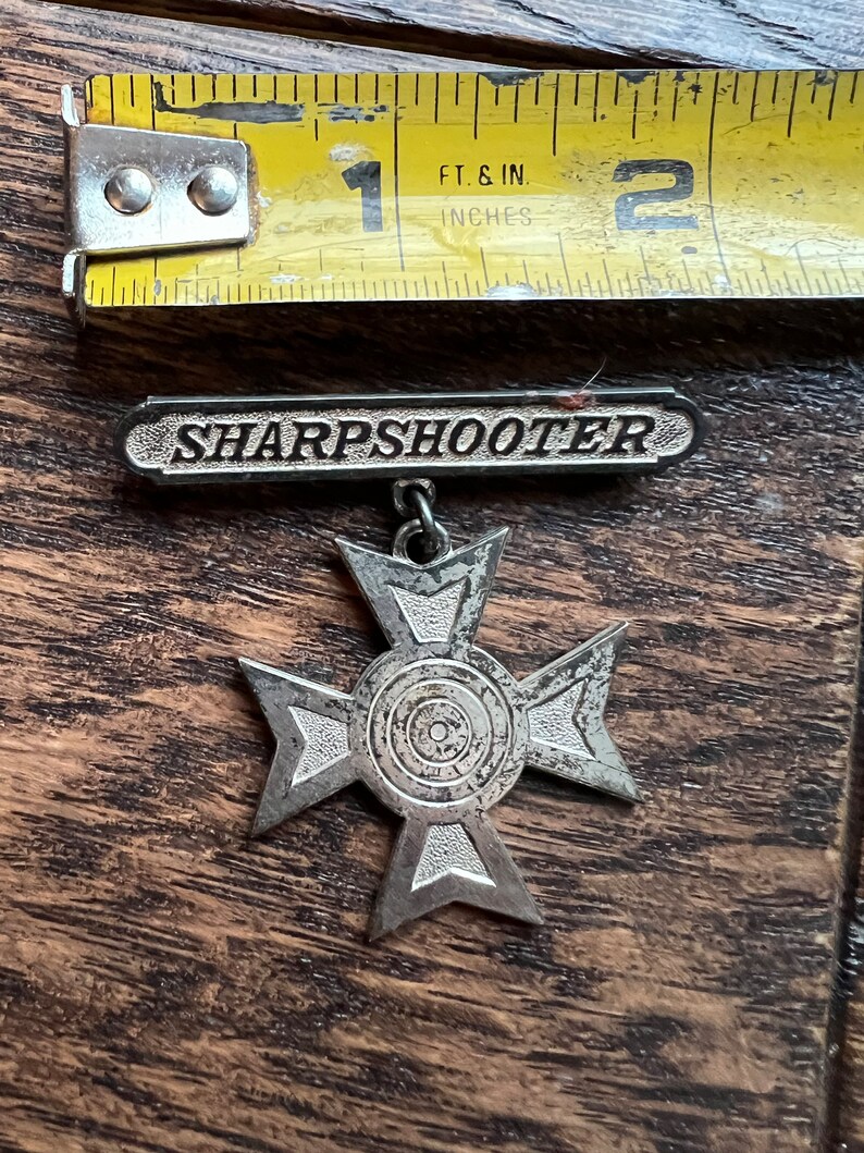 Rare WWII United States Army Sterling Silver Sharpshooter Badge - Etsy