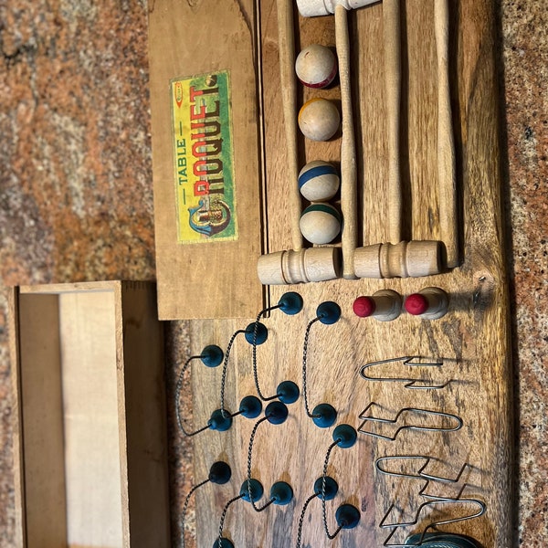 Croquet Set - Etsy