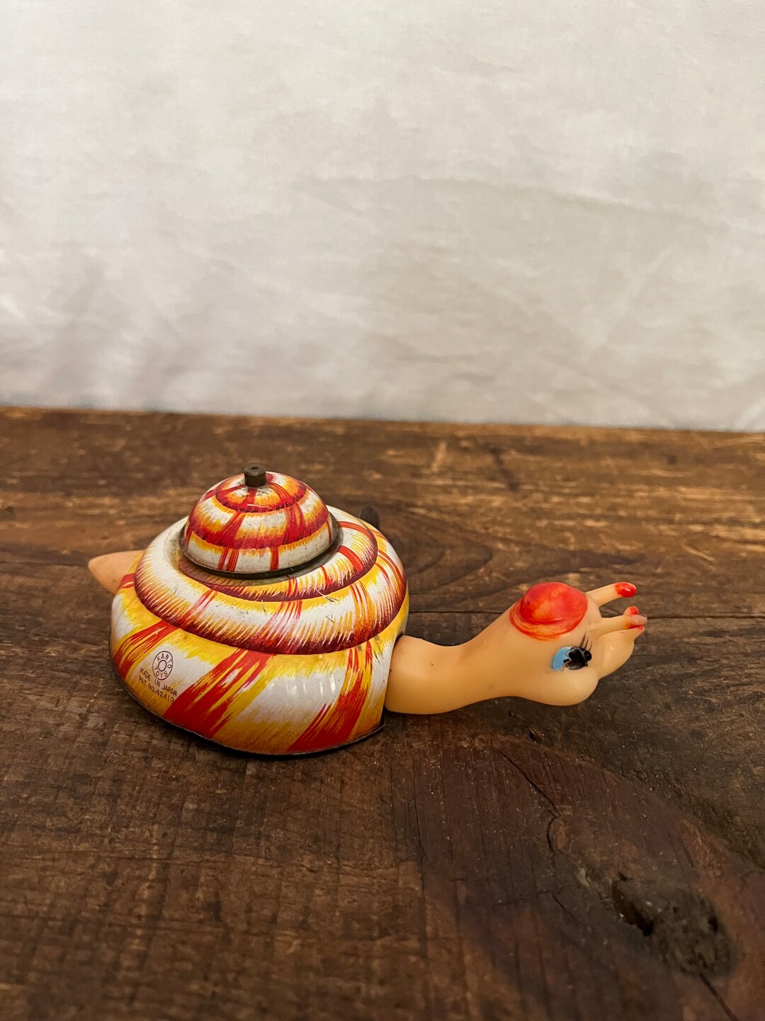 Tin Kanto Toys Mechanical Wind up Snail vintage - Etsy