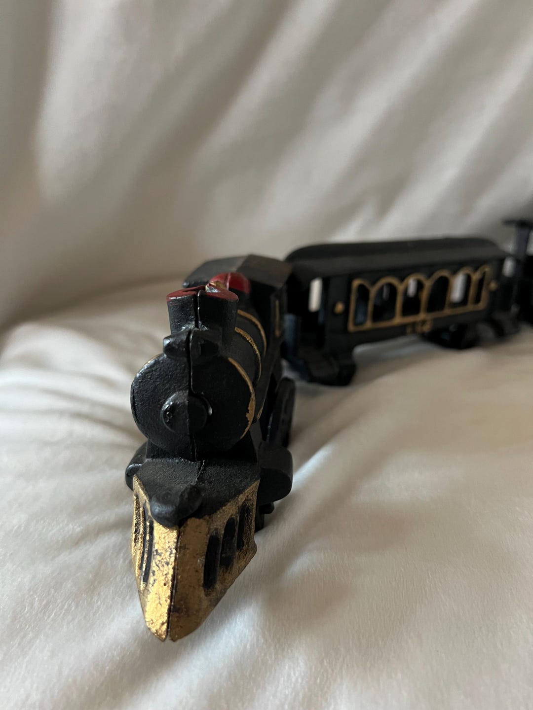 Vintage Cast Iron Train Set. Free Shipping - Etsy