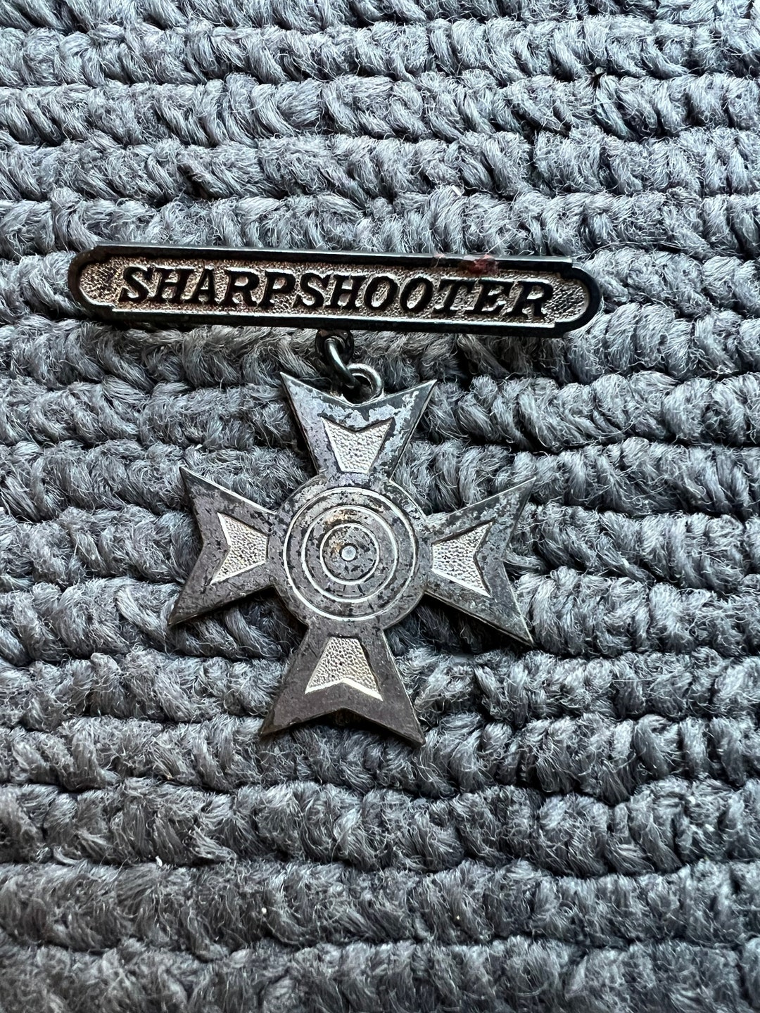 Rare WWII United States Army Sterling Silver Sharpshooter Badge - Free ...