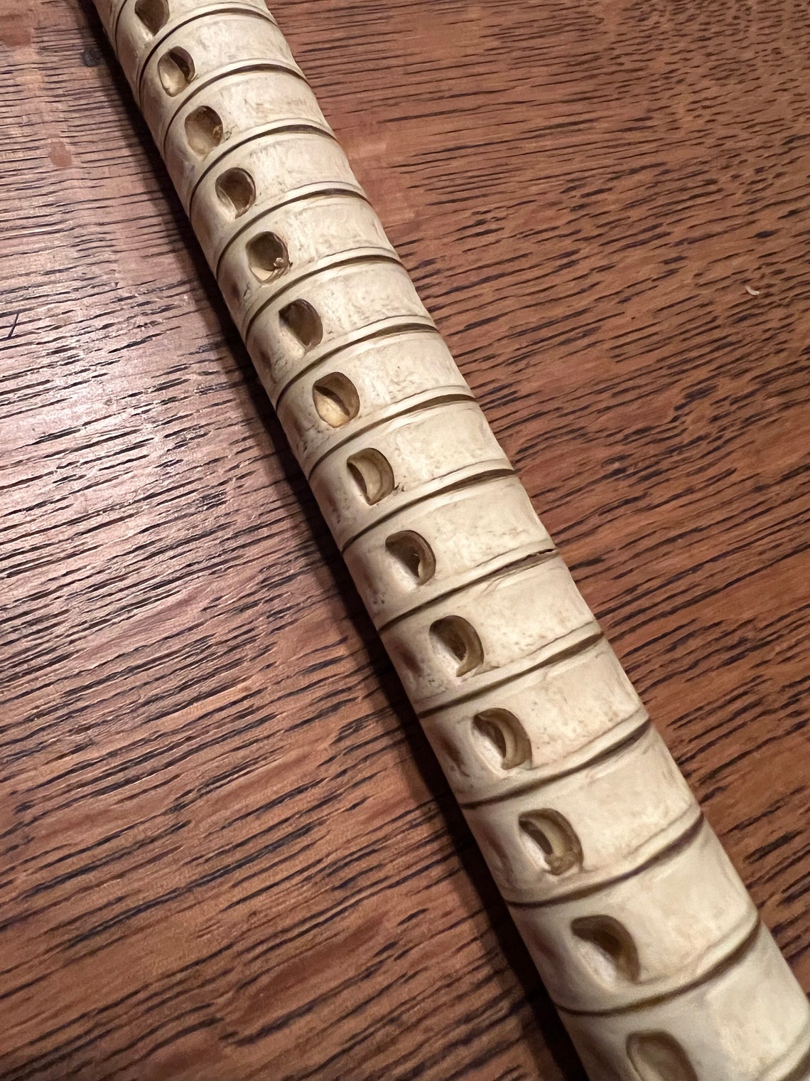 19th Century Shark Vertebrae Horn and Baleen Nautical Walking Cane ...