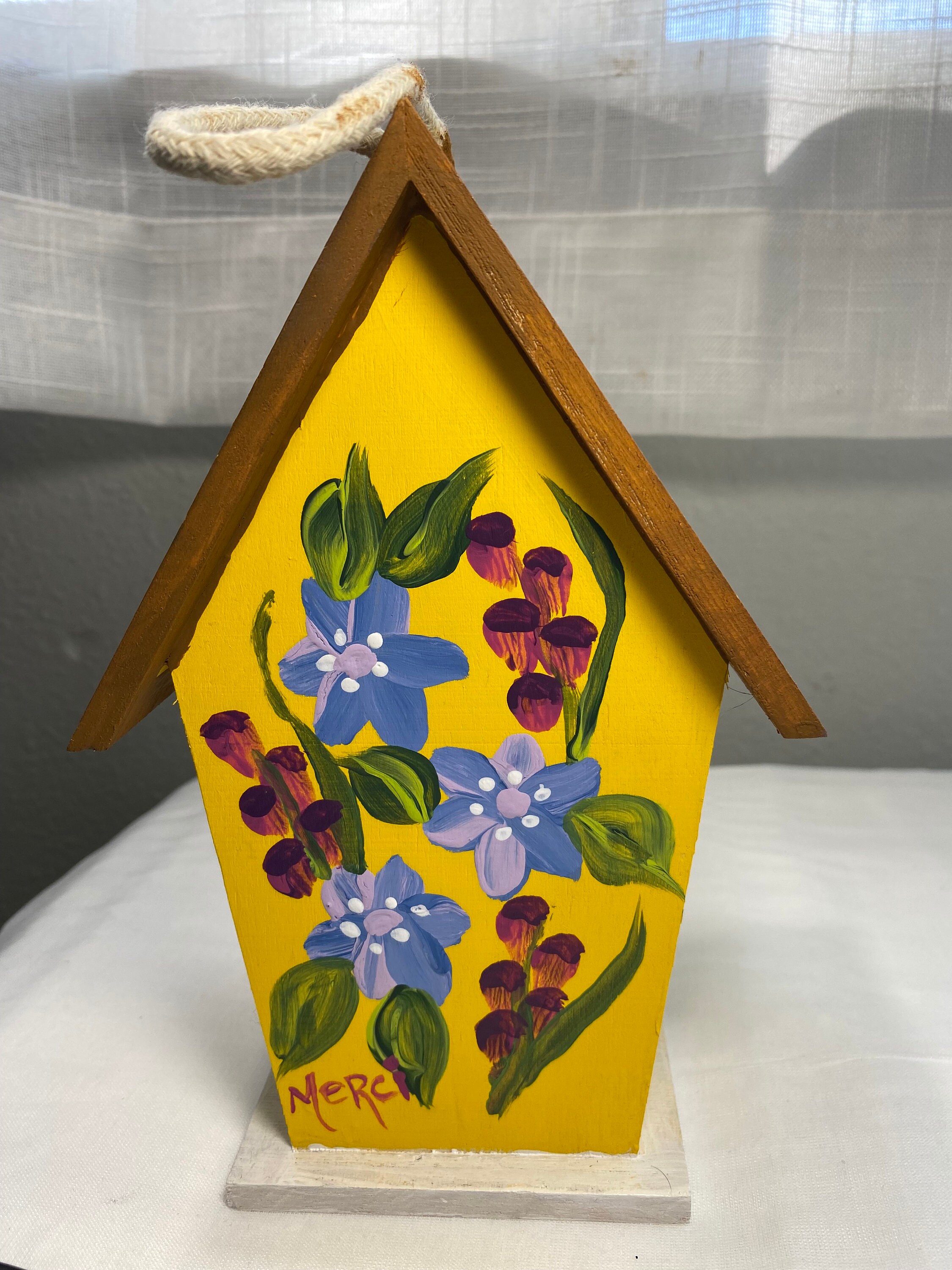 Yellow Birdhouse - Etsy