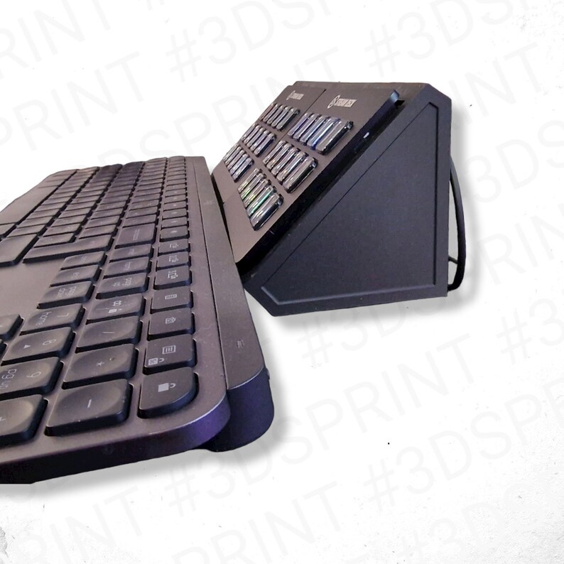 3d-printed: Dual Stream Deck Mount Perfectly Angled 3d-printed Version ...