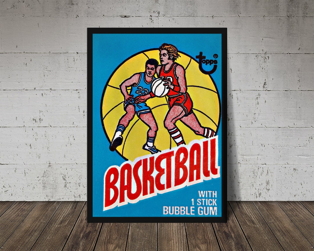 1975 TOPPS BASKETBALL CARDS Print Vintage Basketball Poster - Etsy