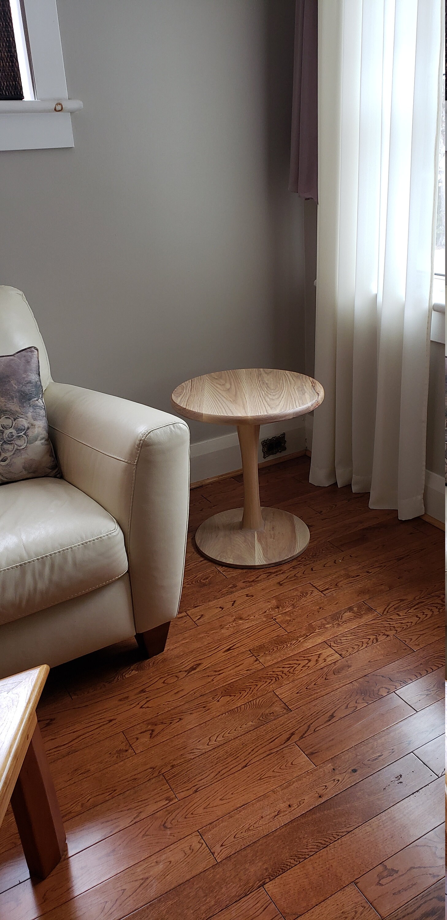 Solid Ash End Table - Etsy