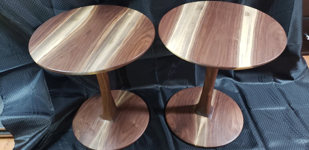 Hand-made Solid Walnut End Tables - Etsy
