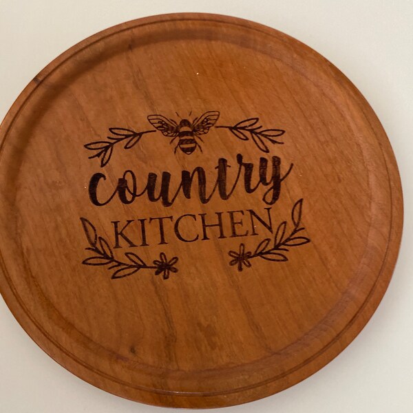 Small Wooden Plate - Etsy