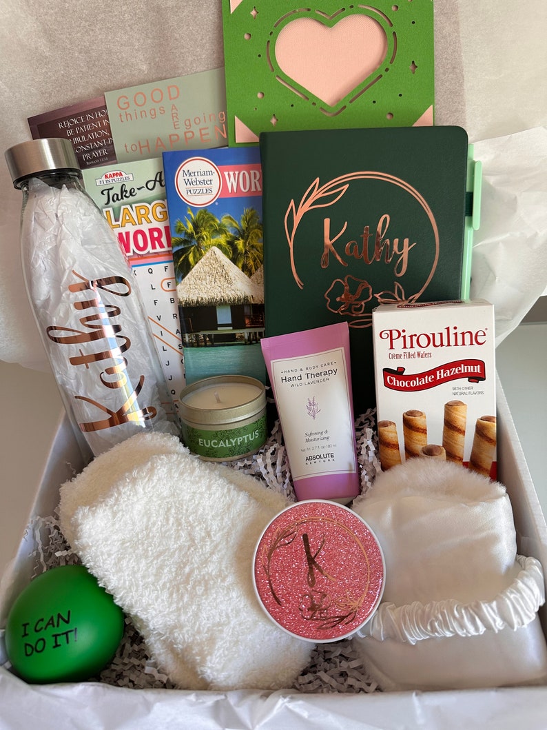 Mental Health Care Package Wellness Gift Personalized Stress Anxiety ...