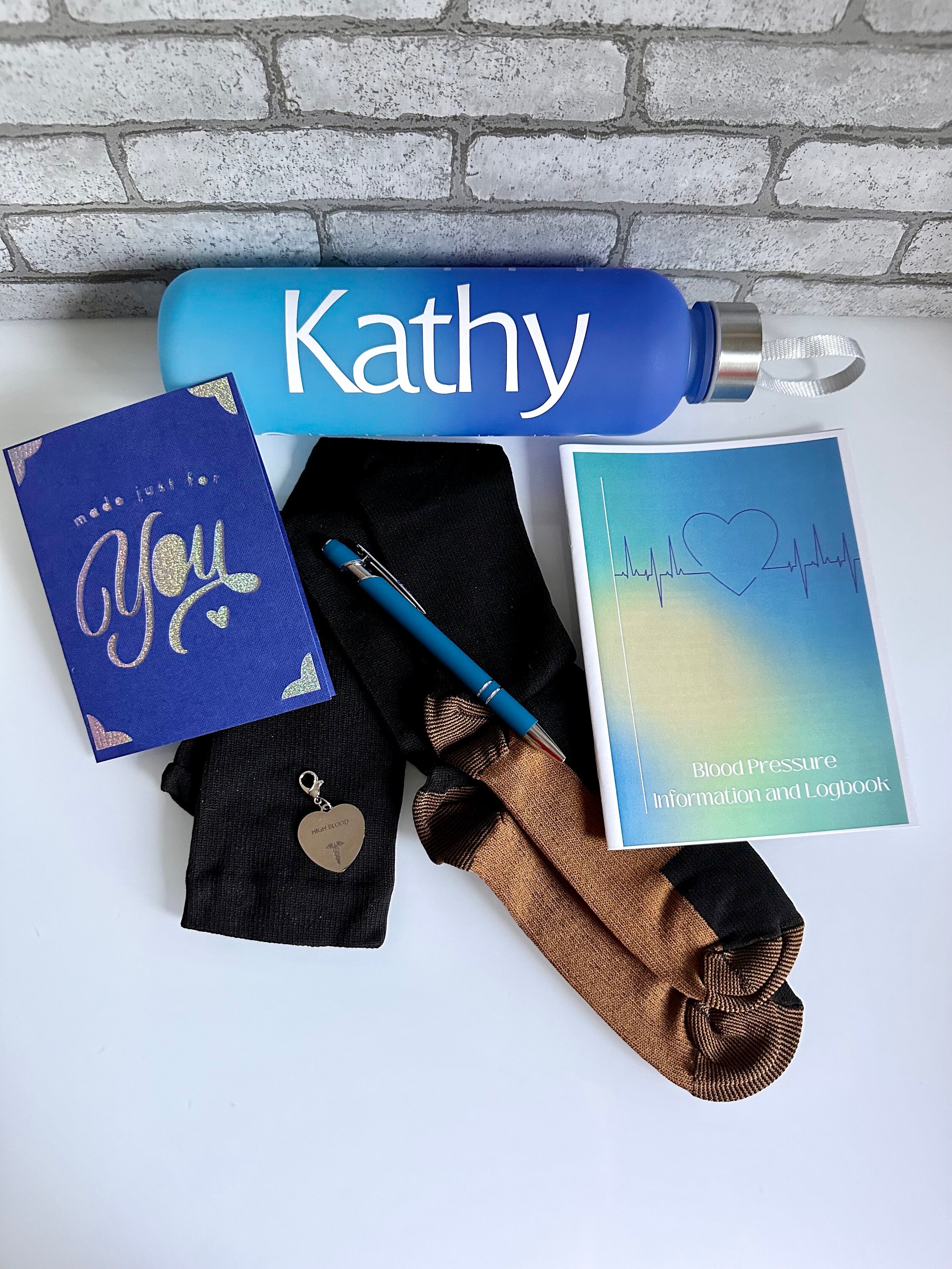 Heart Health Wellness Care Package, With Personalized Water Bottle ...