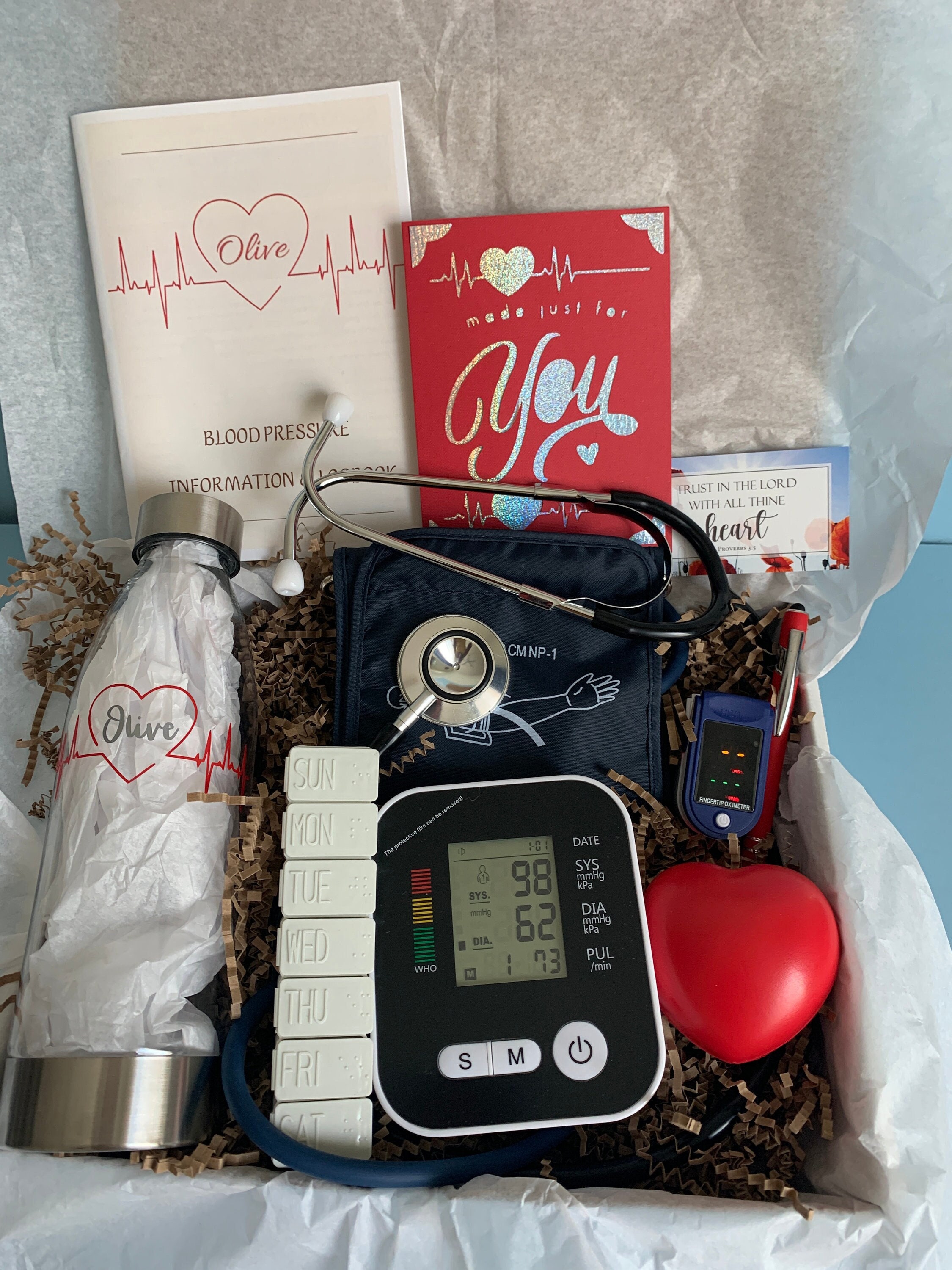 Heart Health Care Package, Health & Wellness Care Box, High Blood ...