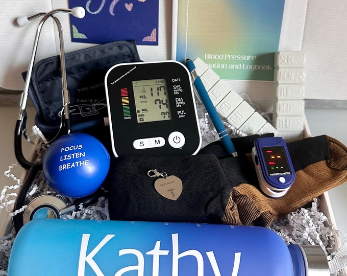 Heart Health Wellness Care Package, With Personalized Water Bottle ...